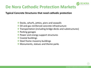 Concrete Cathodic Protection De Nora | PDF | Civil Engineering Industry ...