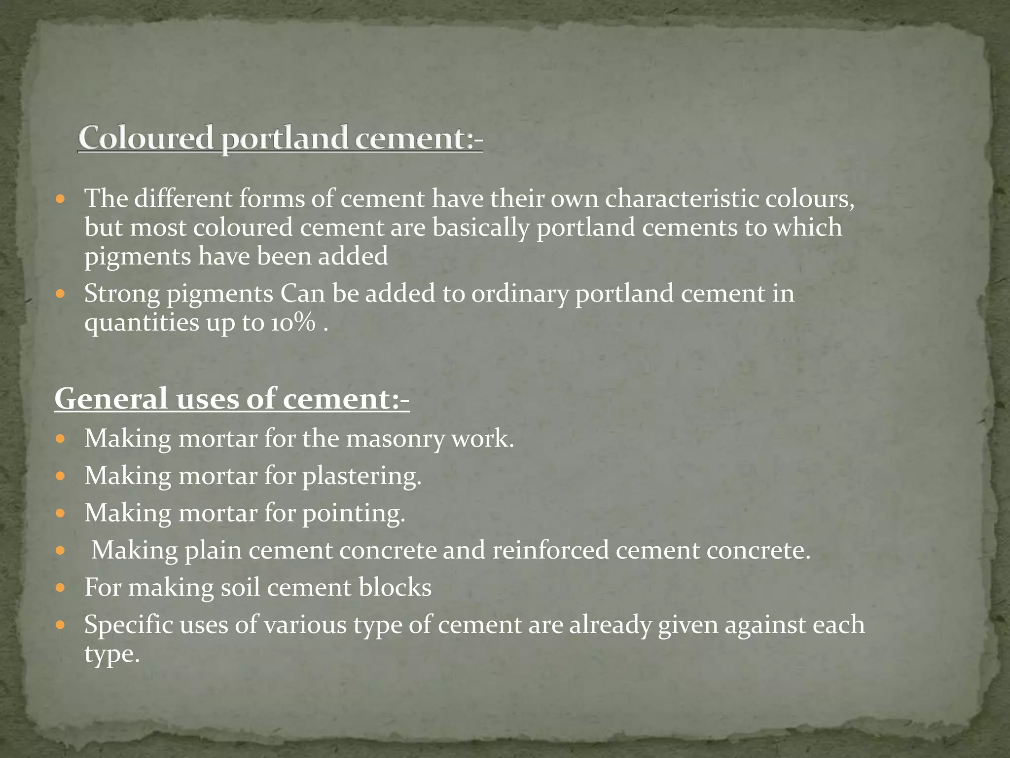 Concrete, Cement, Raw Material of Cement, Types, Water, Aggregates ...