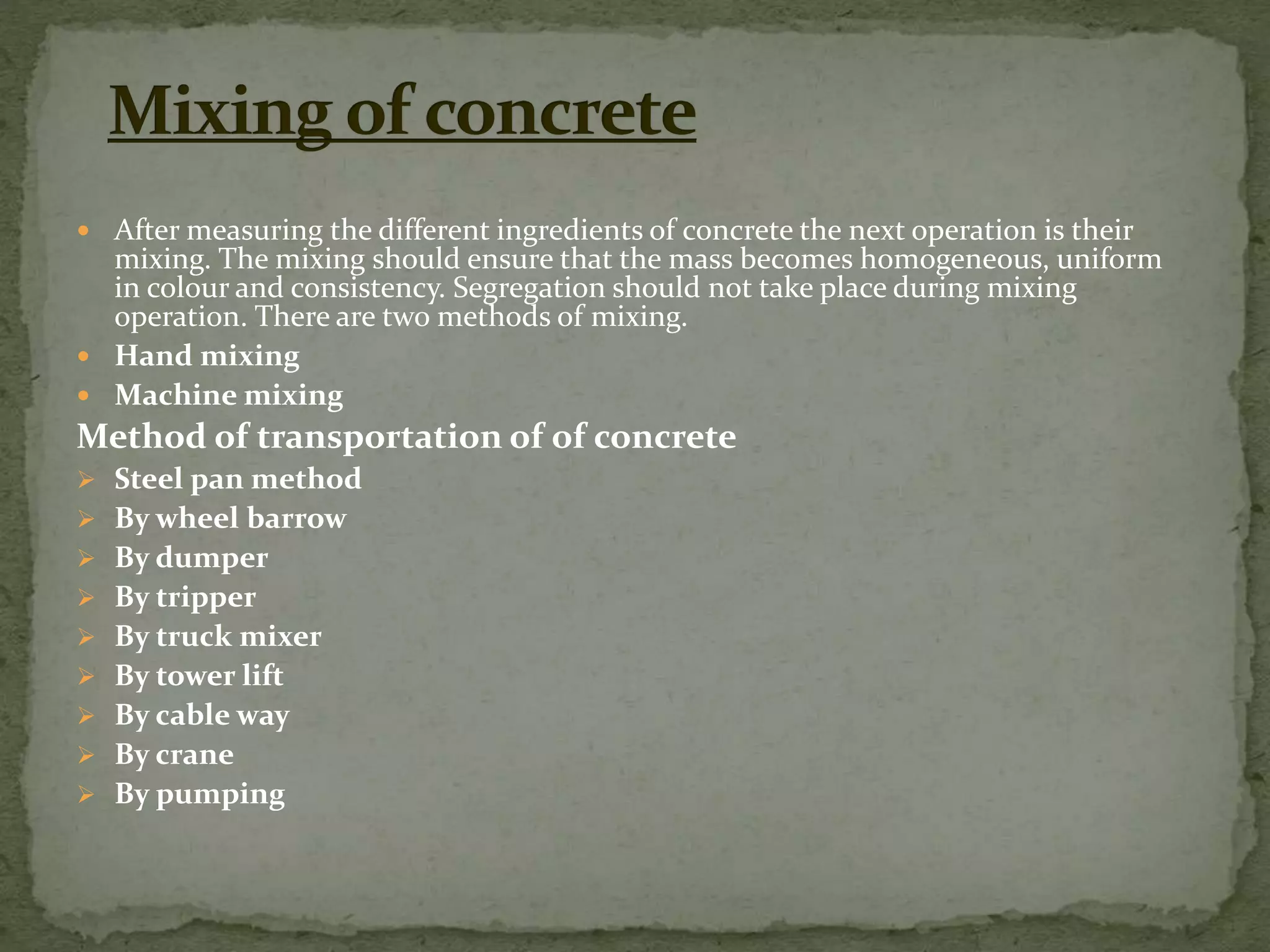 Concrete, Cement, Raw Material of Cement, Types, Water, Aggregates ...