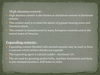 Concrete, Cement, Raw Material of Cement, Types, Water, Aggregates ...