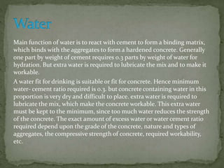 Concrete, Cement, Raw Material of Cement, Types, Water, Aggregates ...