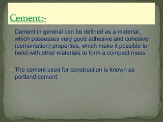 Concrete, Cement, Raw Material of Cement, Types, Water, Aggregates ...