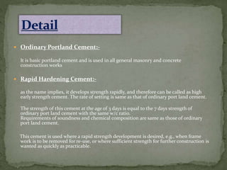 Concrete, Cement, Raw Material of Cement, Types, Water, Aggregates ...