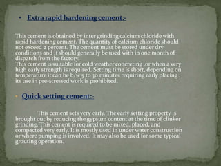 Concrete, Cement, Raw Material of Cement, Types, Water, Aggregates ...