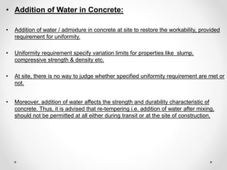 Concrete checking test | PPTX