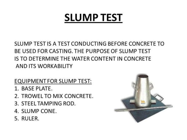 Concrete checking test | PPT