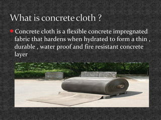 Concrete cloth | PPT