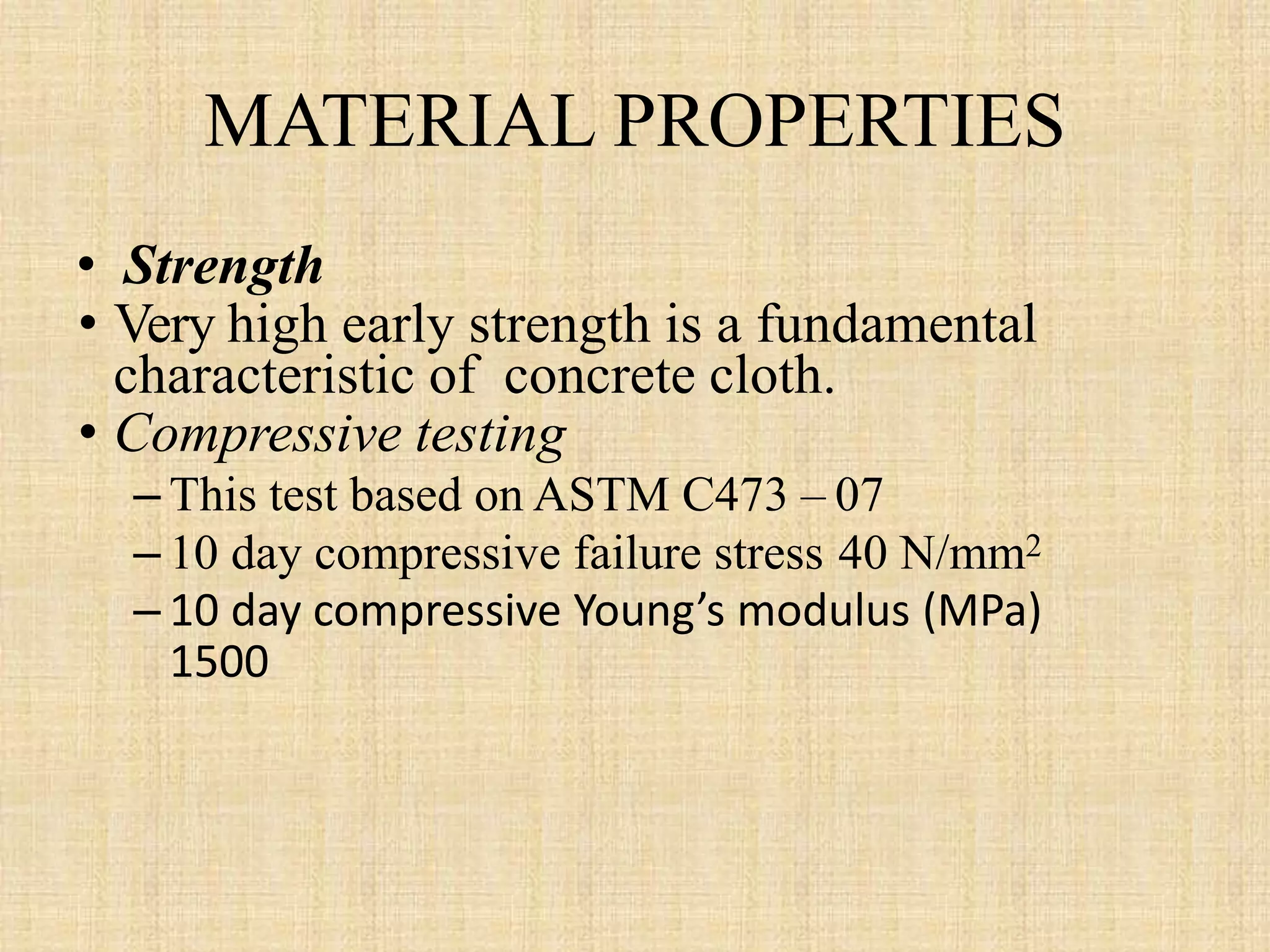 Concrete cloth new | PPTX