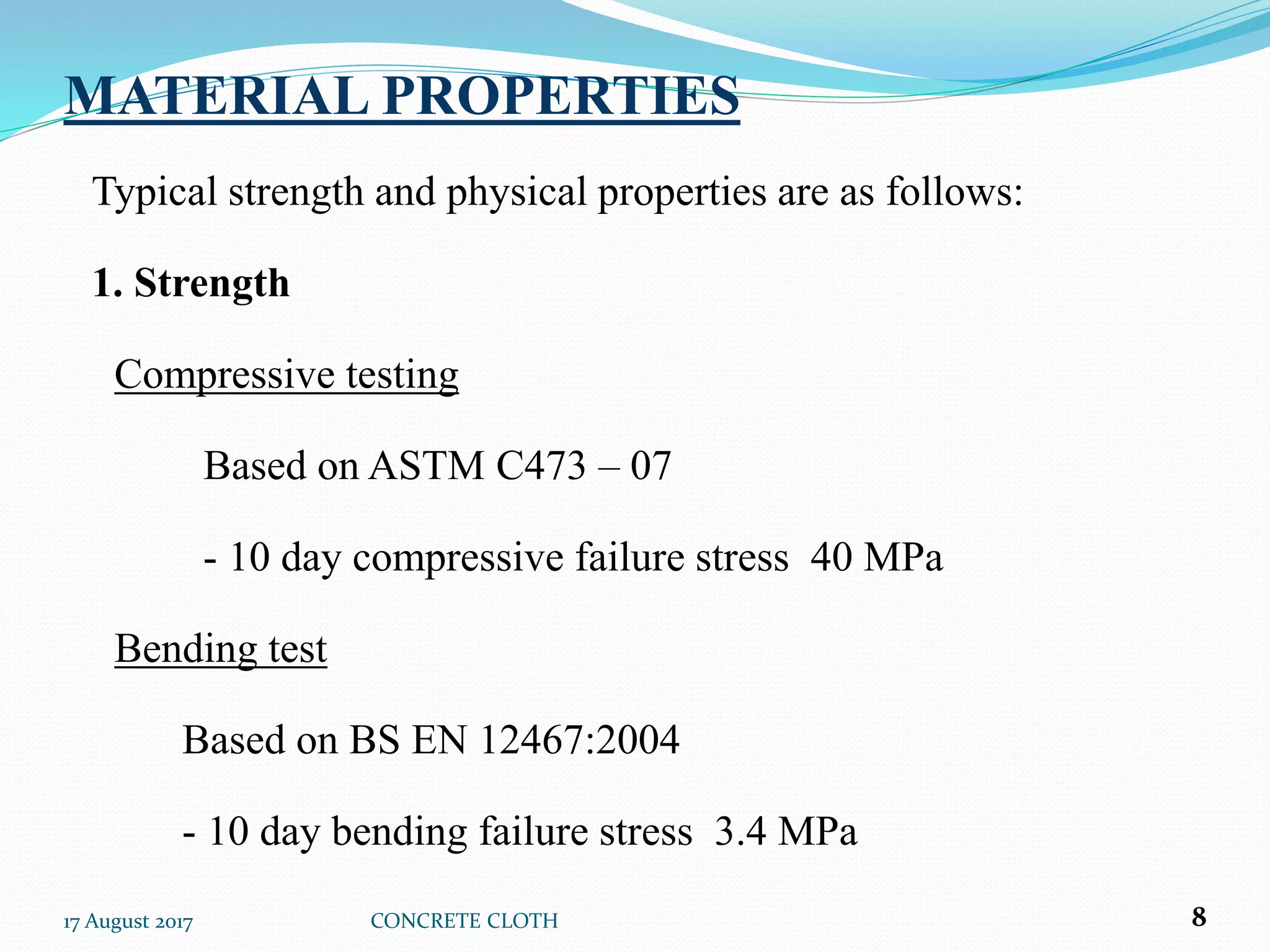 Concrete cloth | PPTX