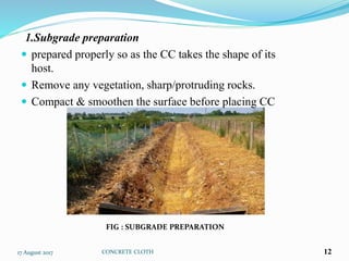 Concrete cloth | PPTX