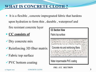 Concrete cloth | PPTX