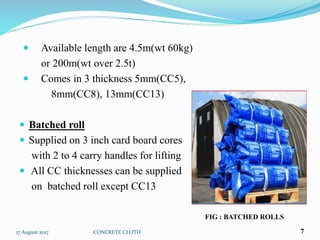 Concrete cloth | PPTX