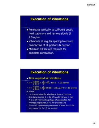 Concrete compaction [compatibility mode] | PDF