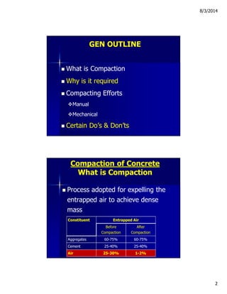 Concrete compaction [compatibility mode] | PDF
