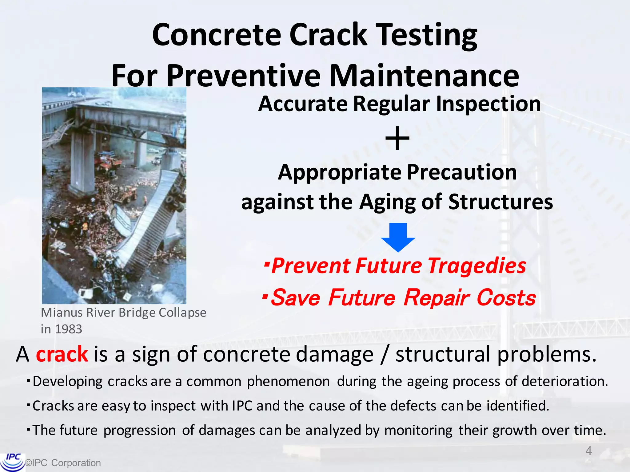 Concrete crack testing service ipc | PPT