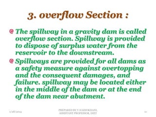 Concrete dam lecture 1 | PPTX