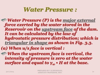 Concrete dam lecture 2 | PPTX