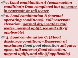 Concrete dam lecture 2 | PPTX