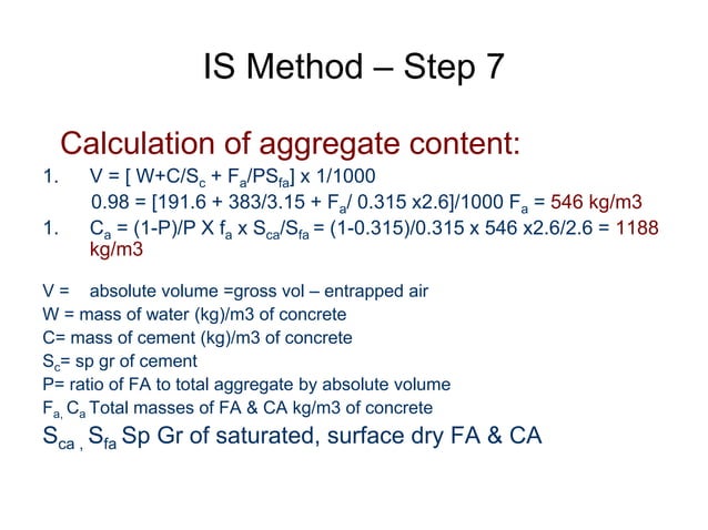 Concrete design mix (ss) | PDF | Civil Engineering Industry | Industries