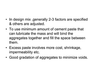 Concrete design mix (ss) | PDF