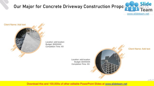 Concrete Driveway Construction Proposal PowerPoint Presentation Slides ...
