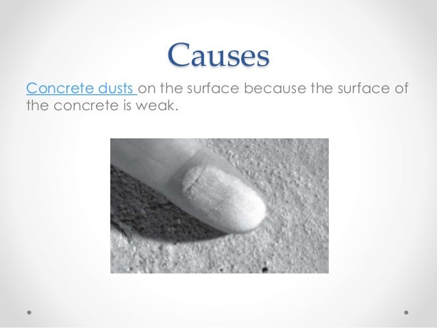 Concrete Dusting - Causes of Concrete Dusting and How To Stop Concret…