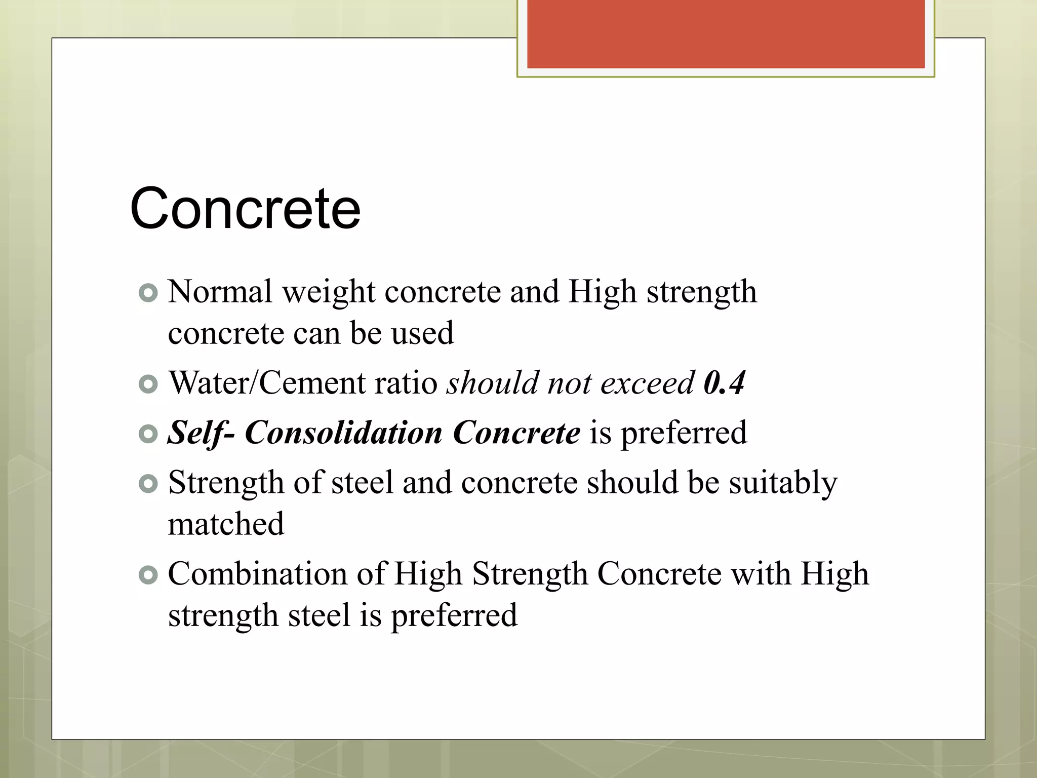 Concrete filled steel tubes | PPTX