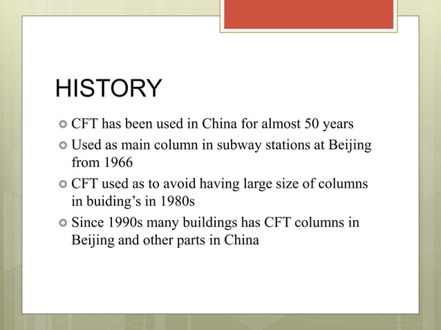 Concrete filled steel tubes | PPTX