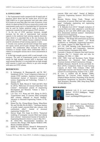 Concrete filled steel tubes subjected to axial compression | PDF