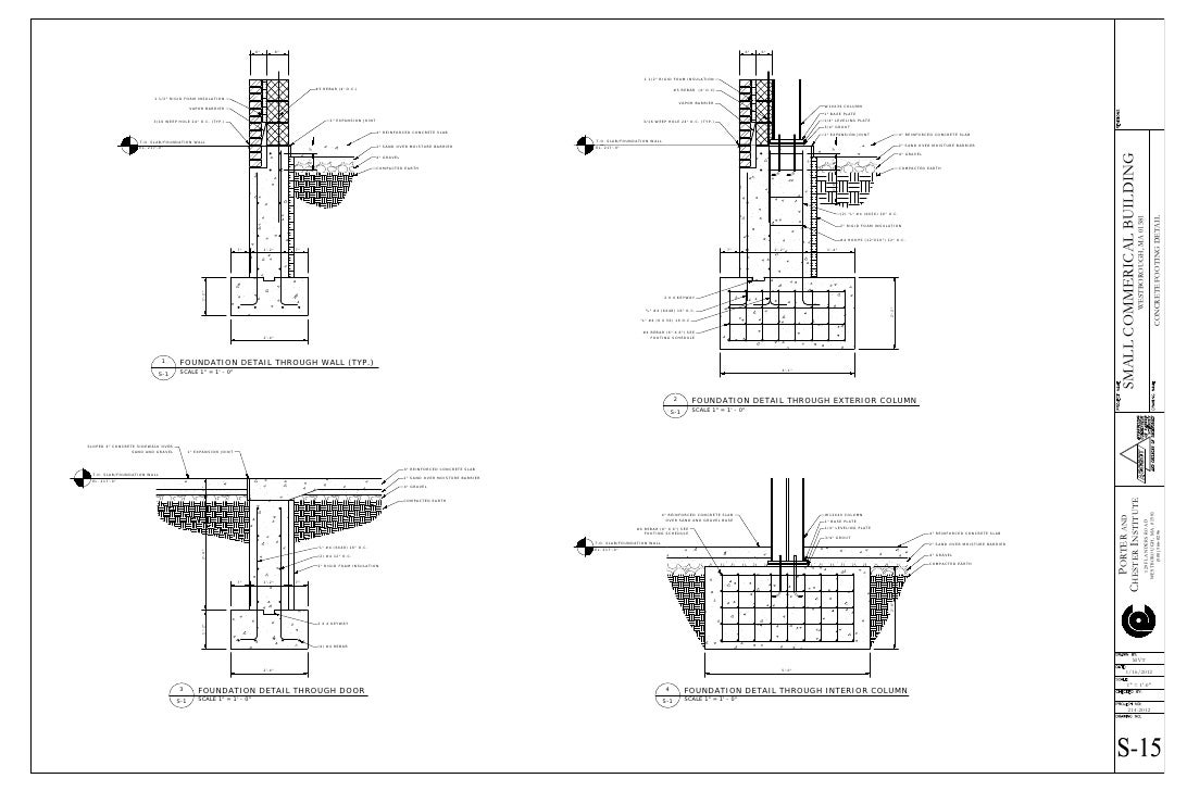 Concrete Footing Specifications