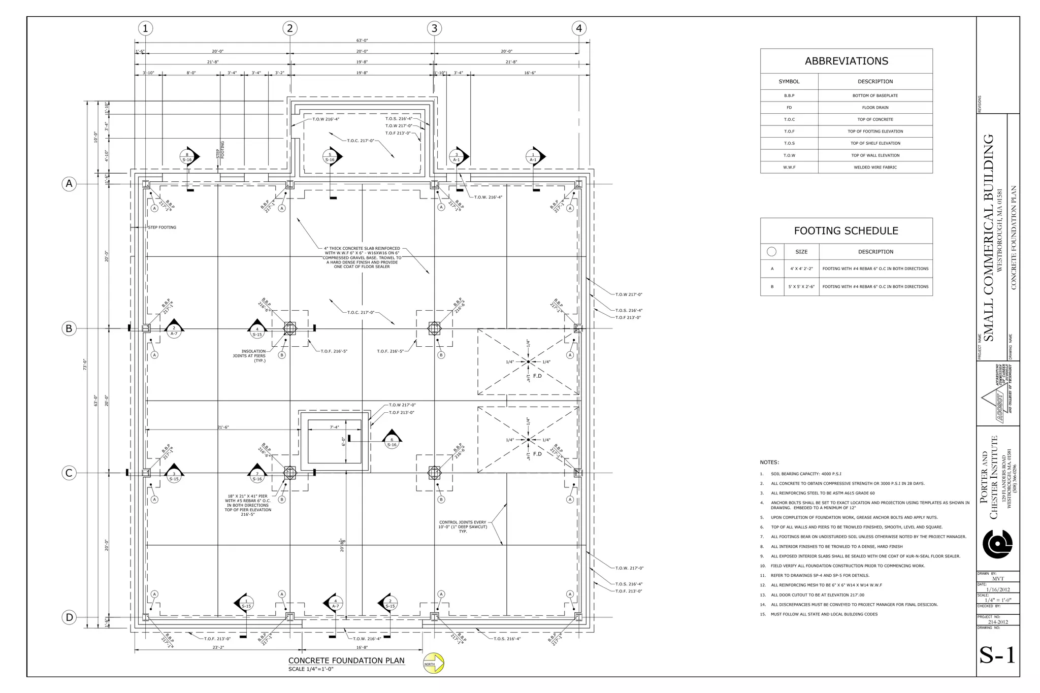 Concretefoundationplan | PDF | Landscaping | Home & Garden