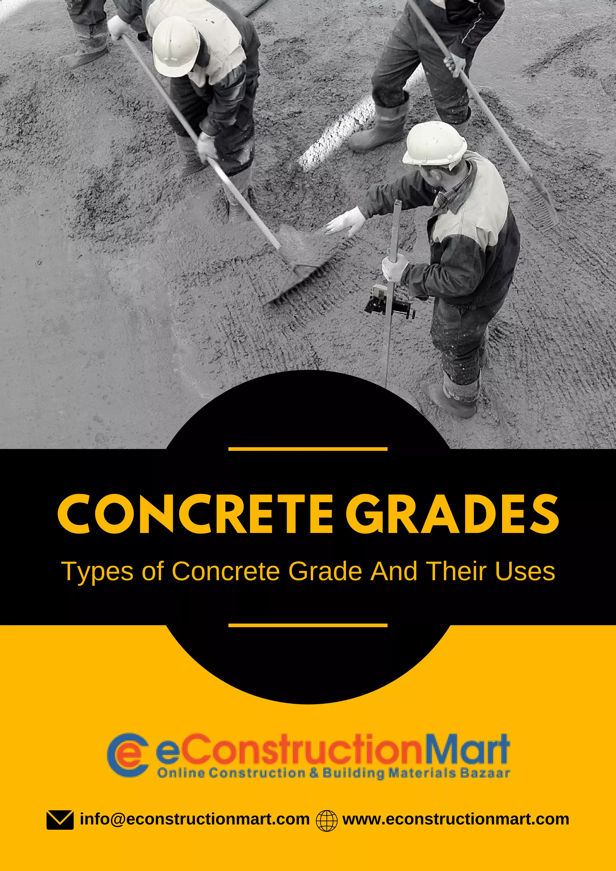 Concrete Grades: Types of Concrete Grade and their uses | PDF