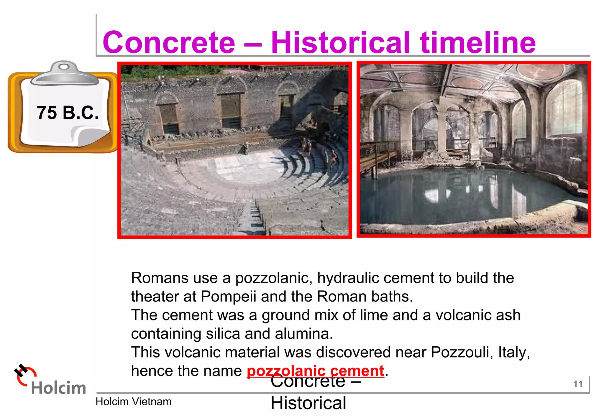Concrete historical timeline | PPT