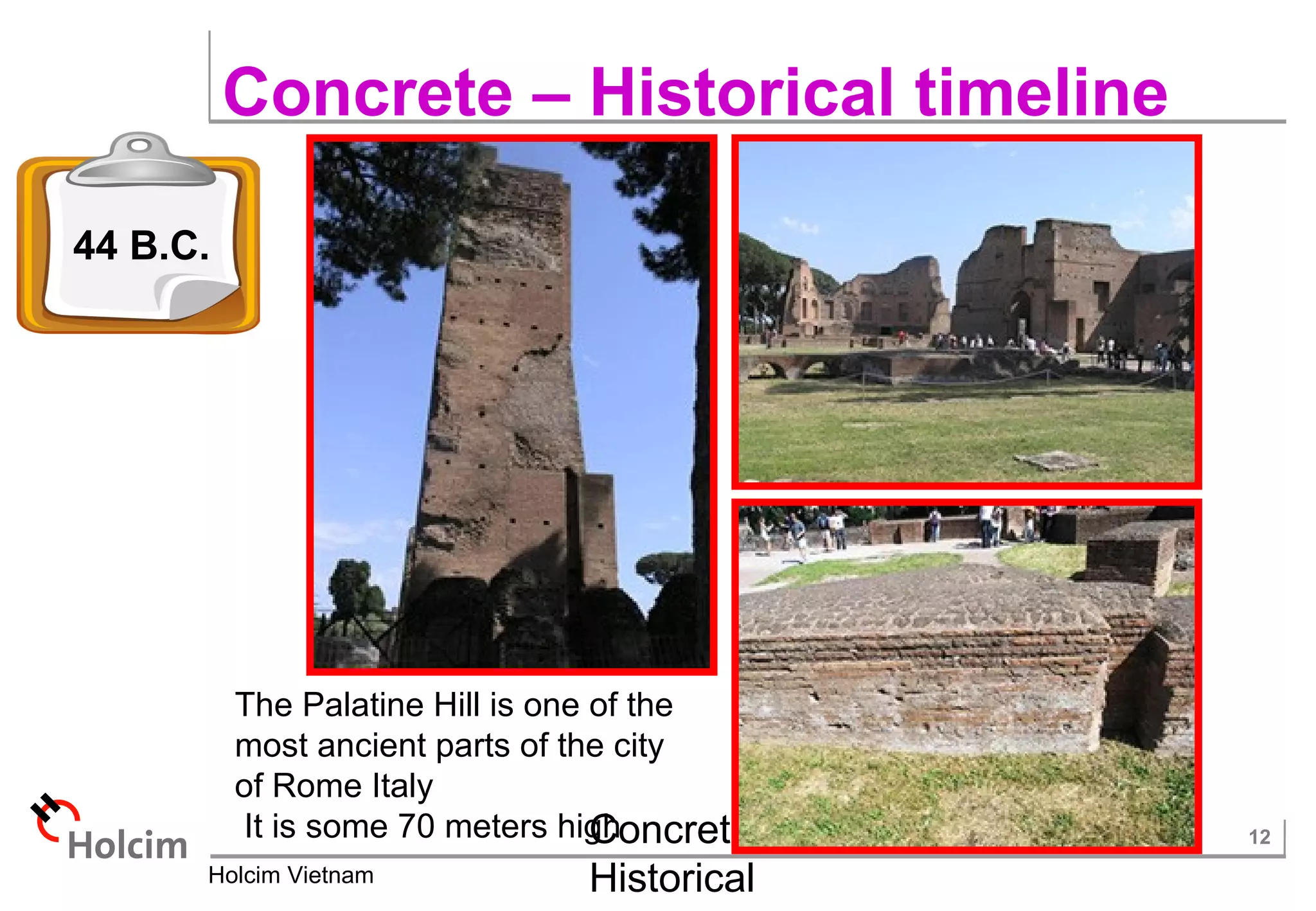 Concrete historical timeline | PPT