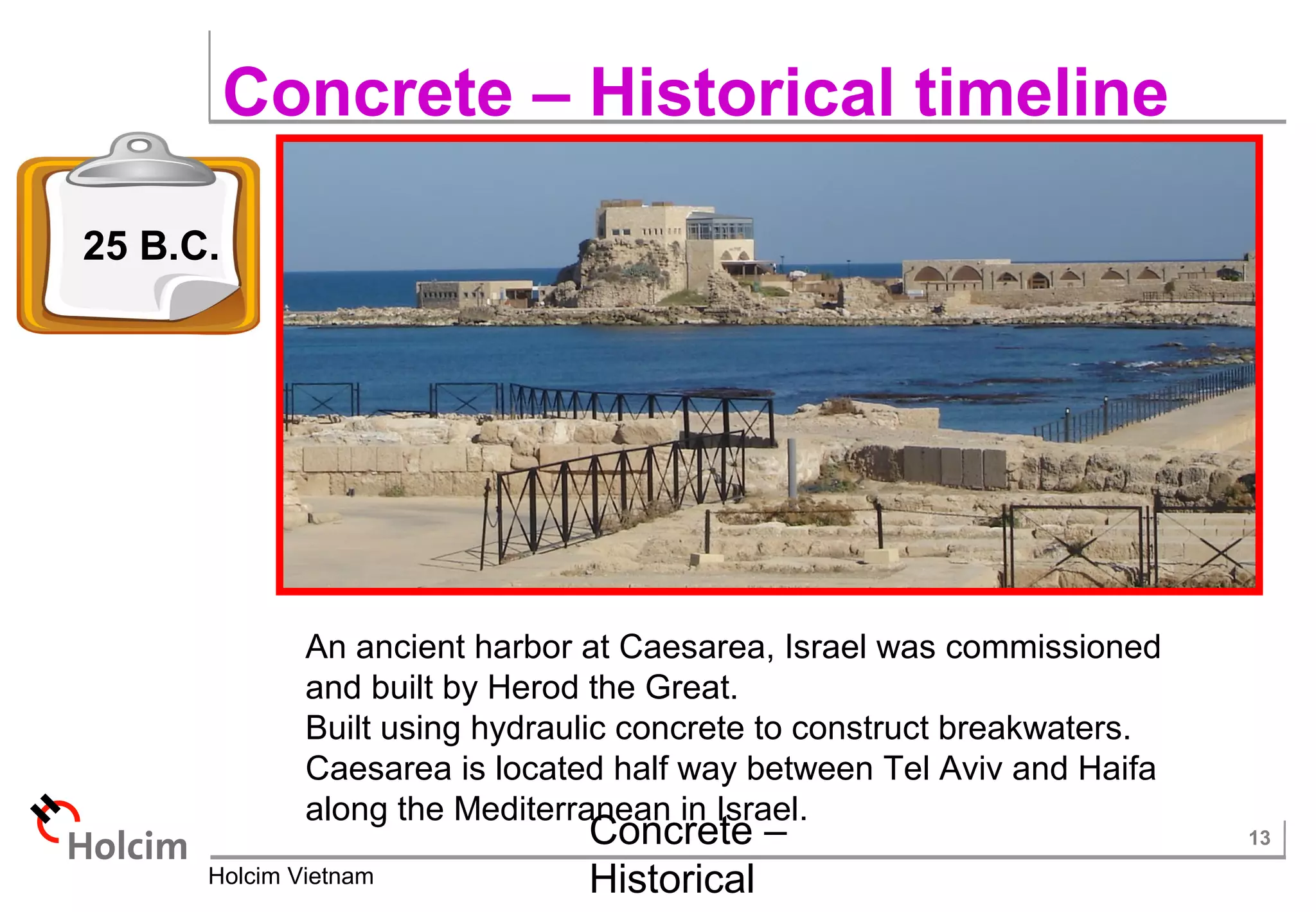 Concrete historical timeline | PPT