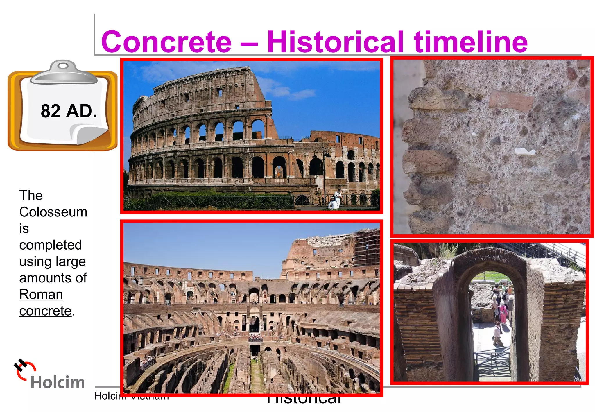 Concrete historical timeline | PPT
