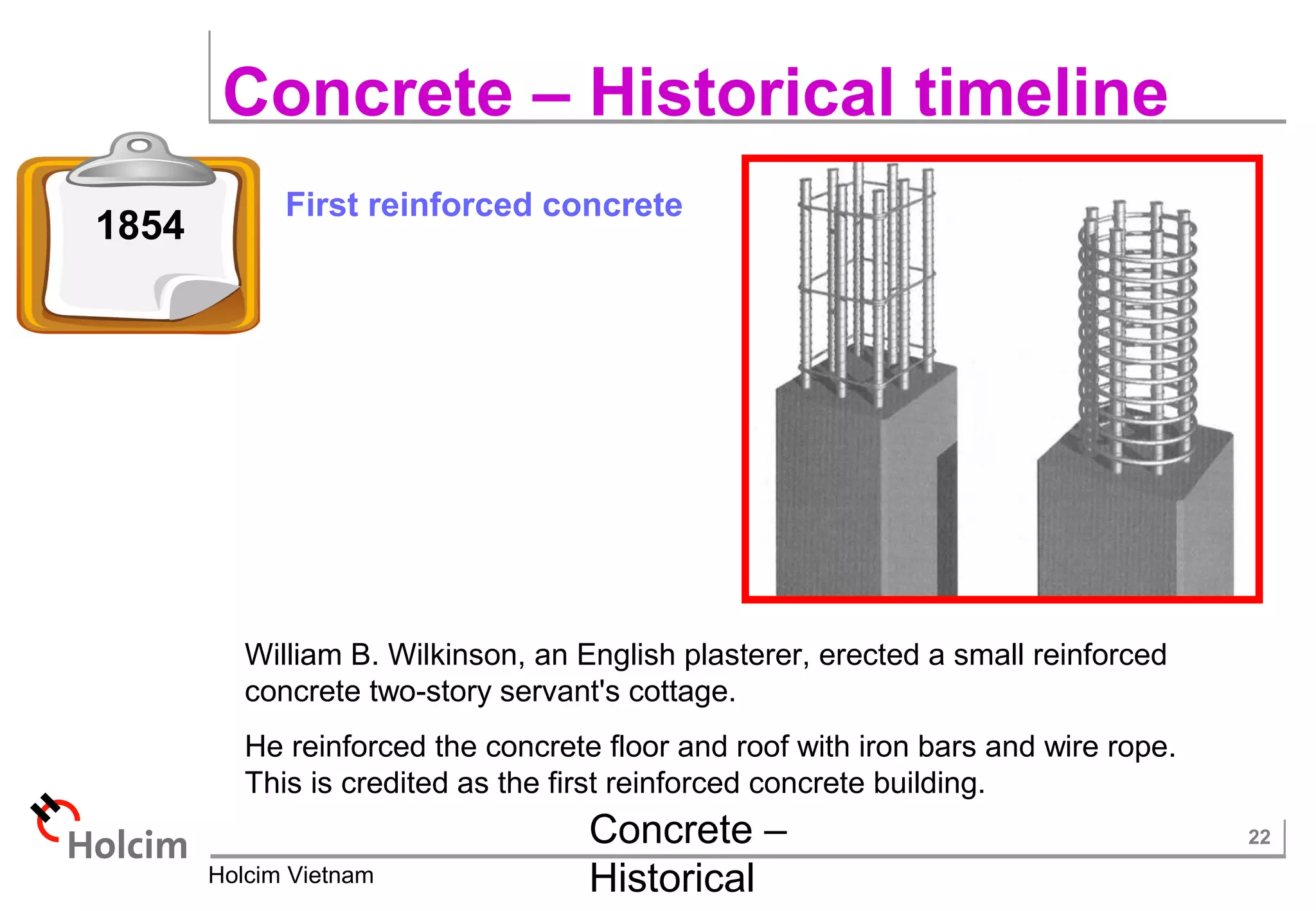 Concrete historical timeline | PPT