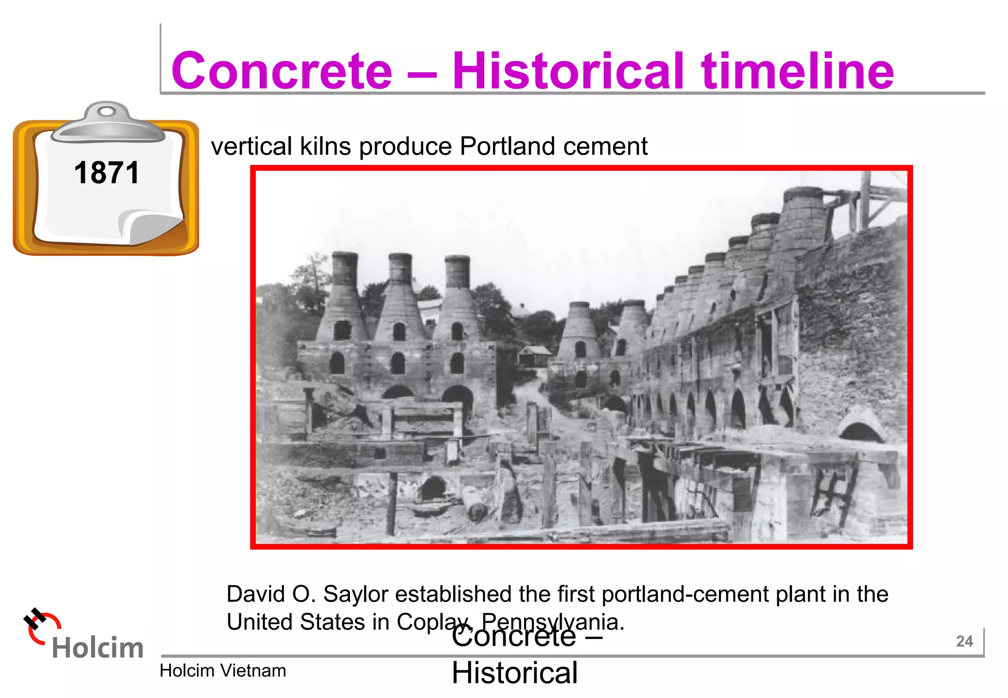 Concrete historical timeline | PPT