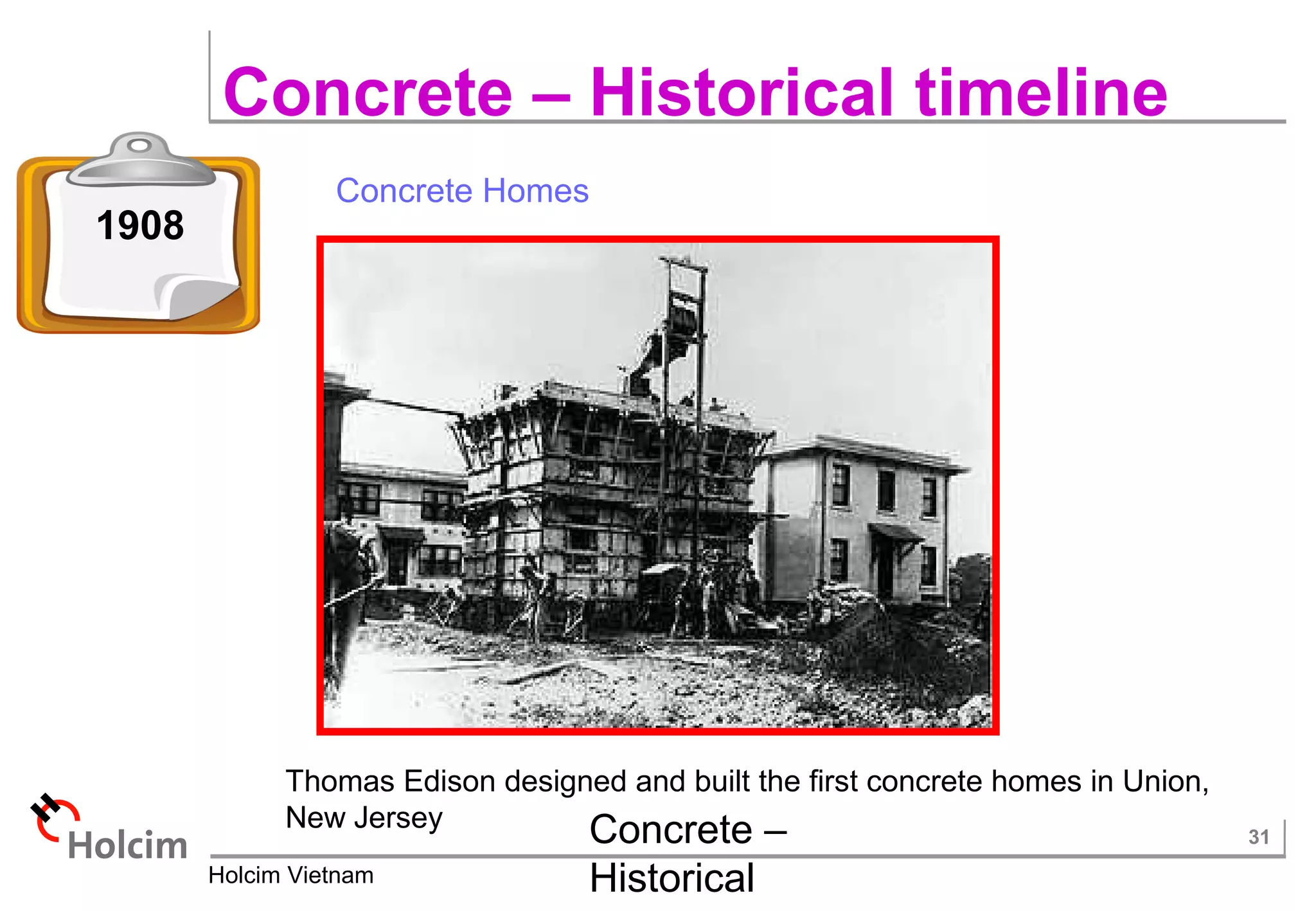 Concrete historical timeline | PPT
