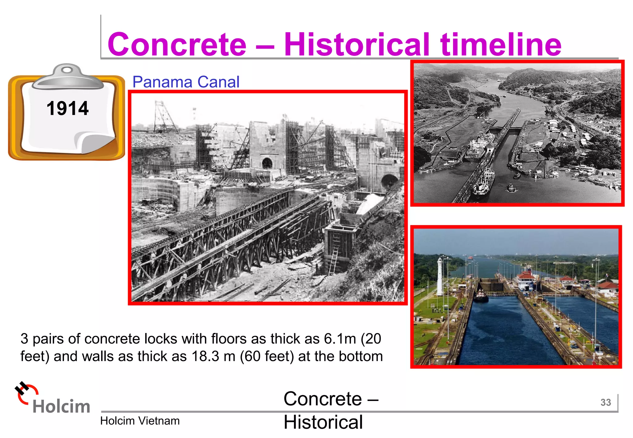 Concrete historical timeline | PPT