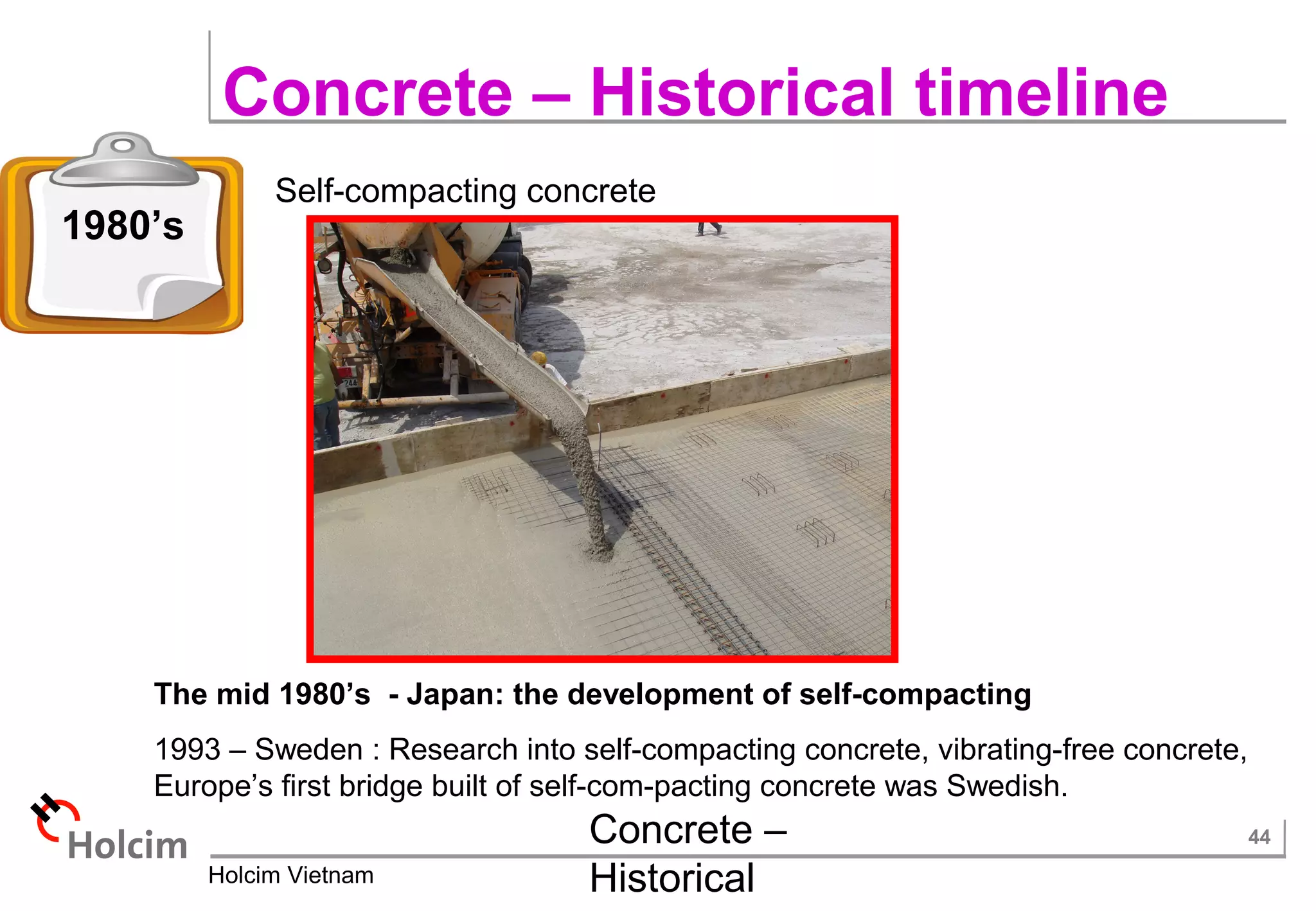 Concrete historical timeline | PPT