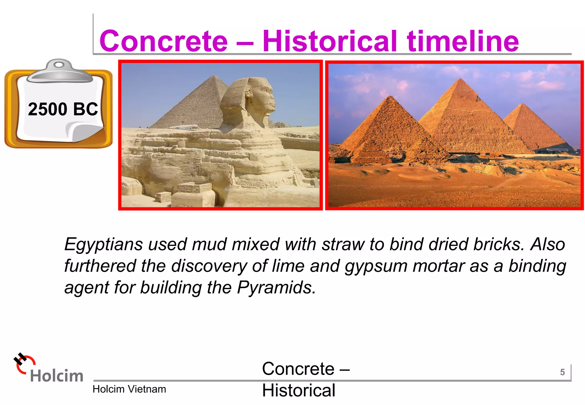 Concrete historical timeline | PPT