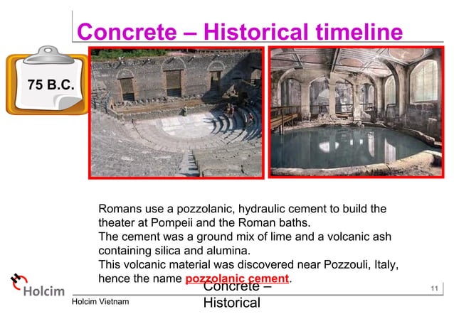 Concrete historical timeline | PPT