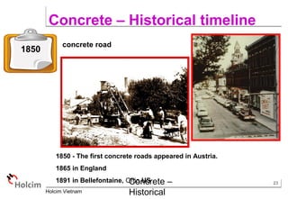 Concrete historical timeline | PPT