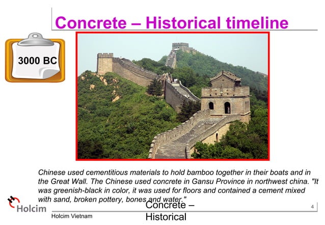 Concrete historical timeline | PPT