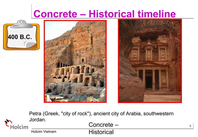 Concrete historical timeline | PPT