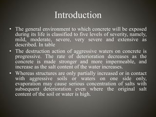 Concrete in Aggressive Environment | PDF