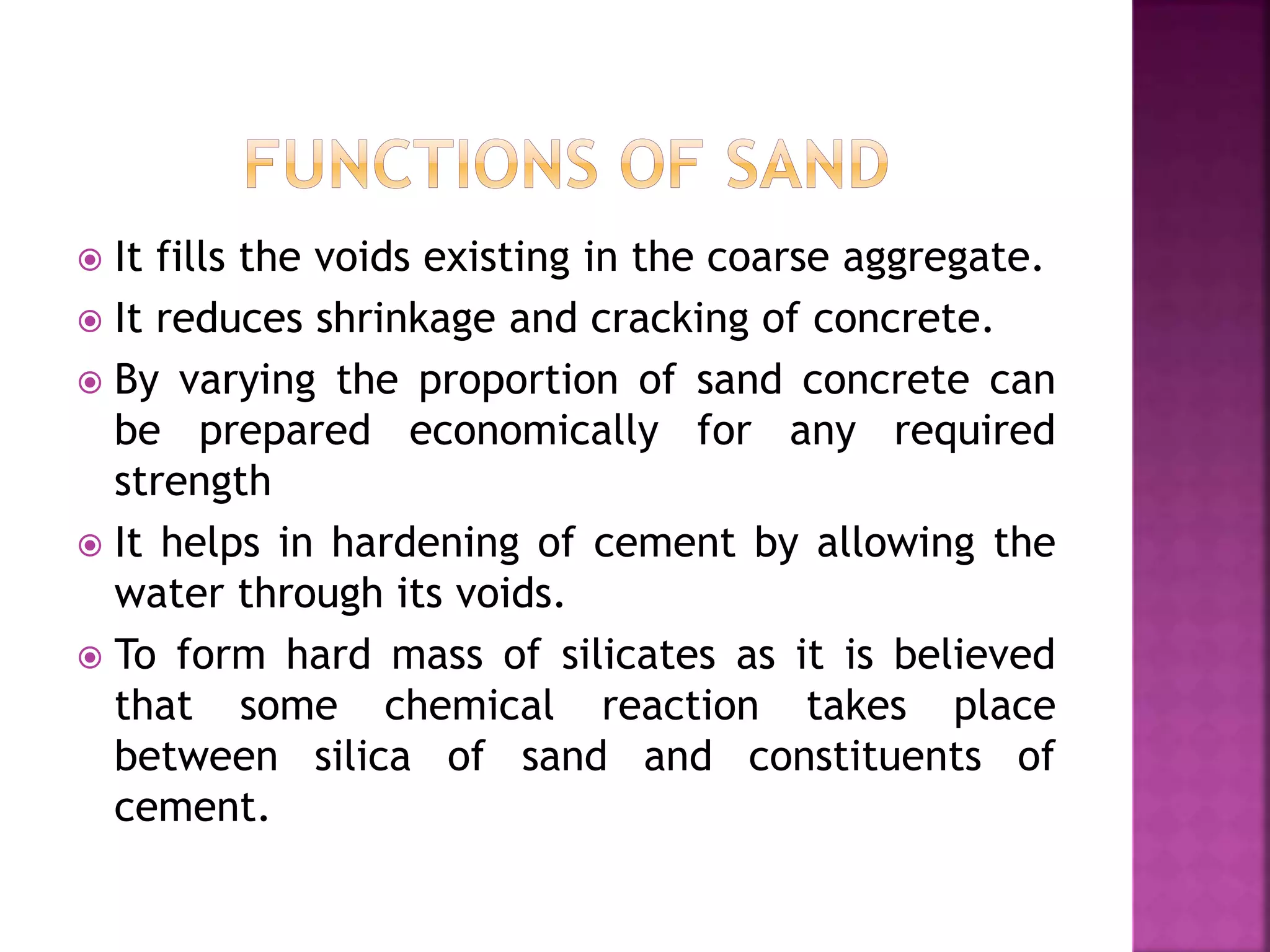 Concrete ingredients | PPTX