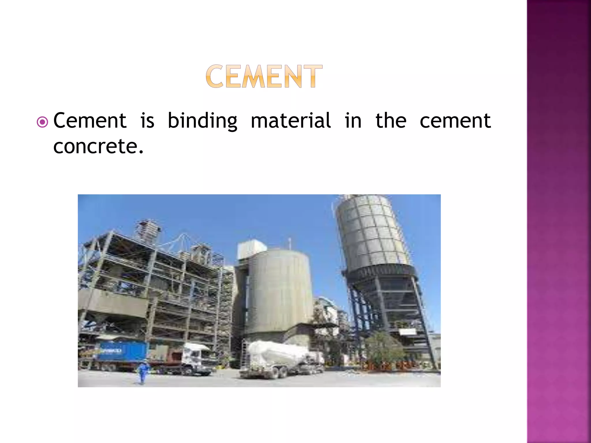 Concrete ingredients | PPTX