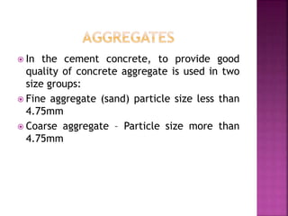 Concrete ingredients | PPTX